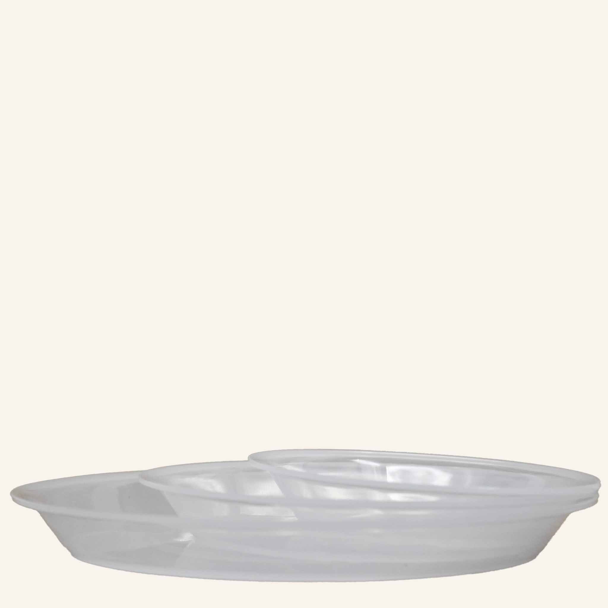 Clear Saucer | Ø8-17cm | Greenhouse cabinet saucer – Sybotanica
