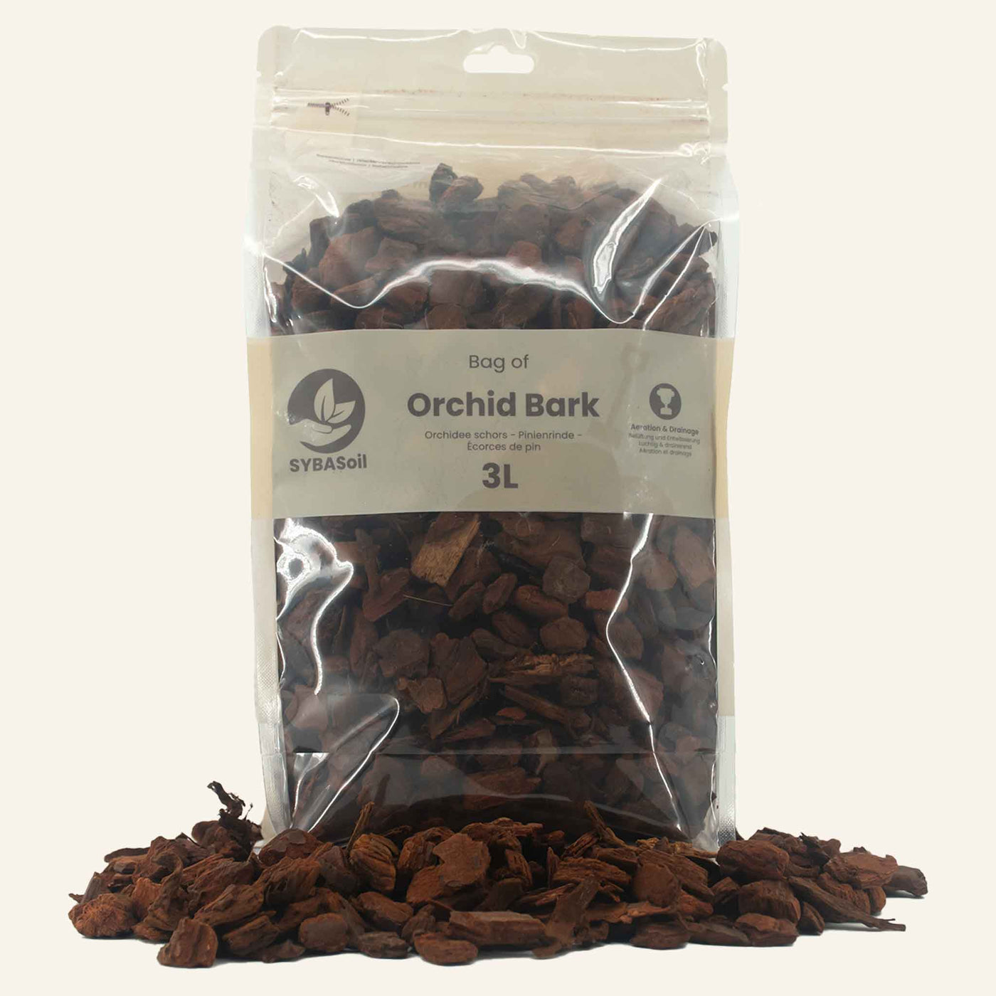 Orchid bark | 3L-9L | SYBASoil | Fir bark | Plant Bark | Reptile Bark ...